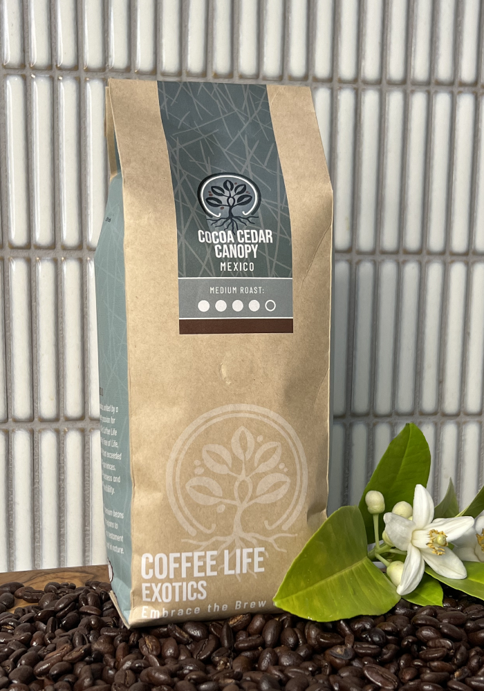 Cocoa Cedar Canopy – Coffee Life Exotics